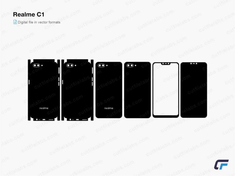Realme C1 (2018) Cut File Template | CutFileLabs