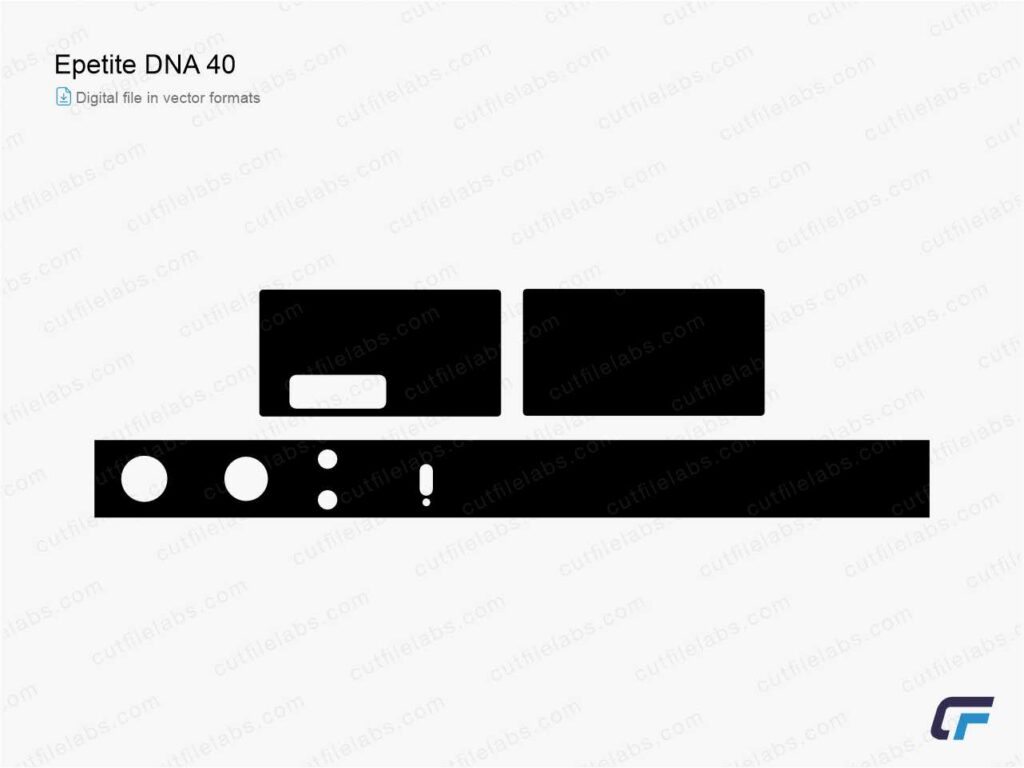 Epetite DNA 40 Cut File Template | CutFileLabs