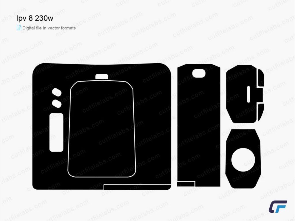 iQOS 2.4 Plus (2020) Cut File Template | CutFileLabs