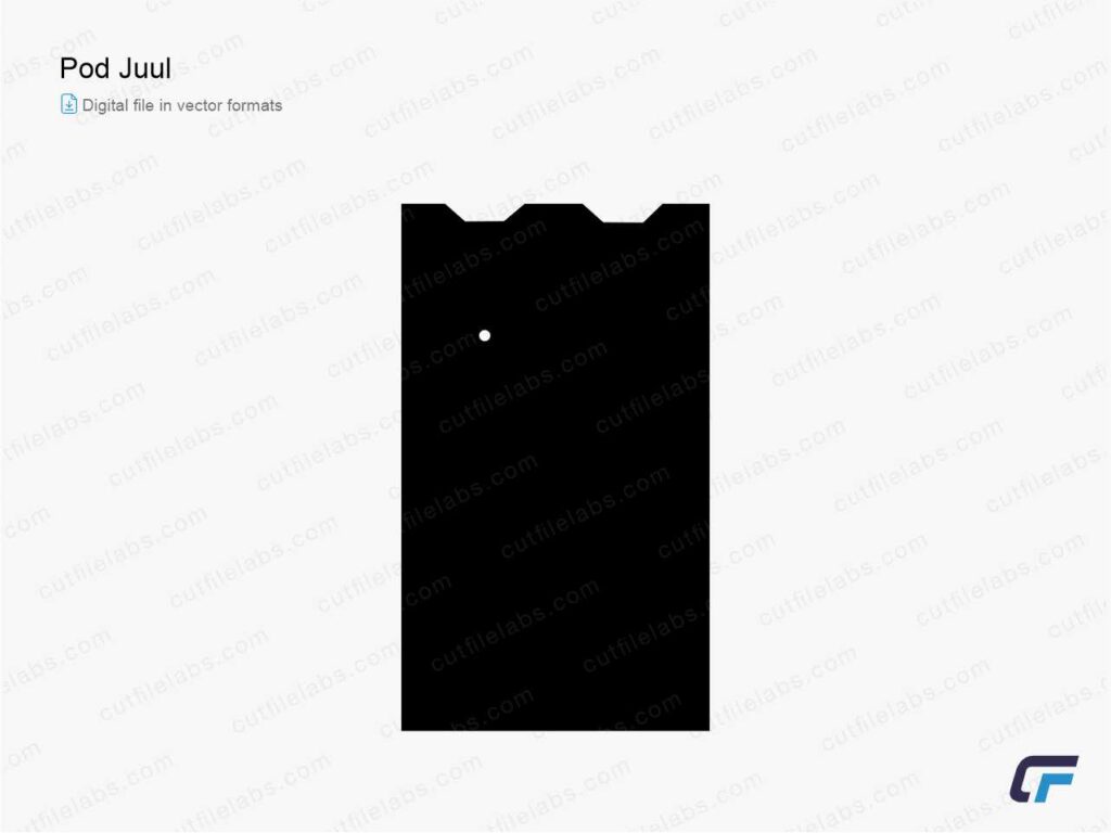 Pod Juul Cut File Template | CutFileLabs