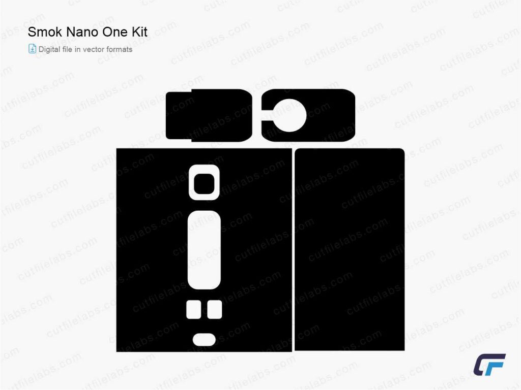 Smok Nano One Kit Cut File Template | CutFileLabs