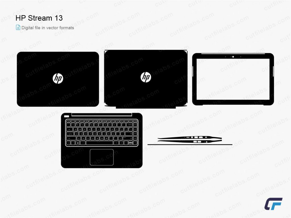HP Pavilion G4 (2013) Cut File Template | CutFileLabs