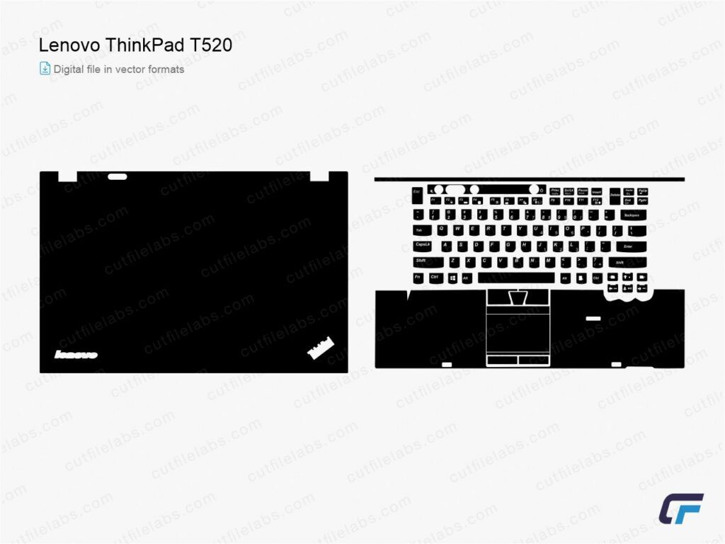 Lenovo IdeaPad Flex 14API (2020) Cut File Template | CutFileLabs