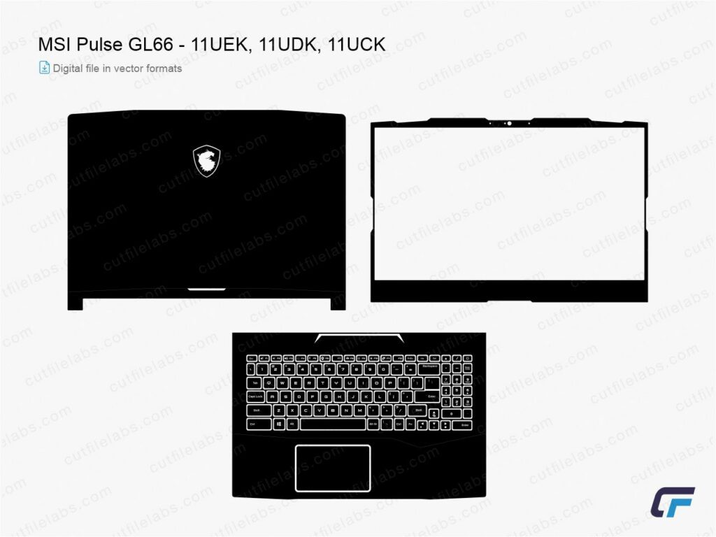 Dell XPS 13 9305 (P82G) (2021) Cut File Template | CutFileLabs