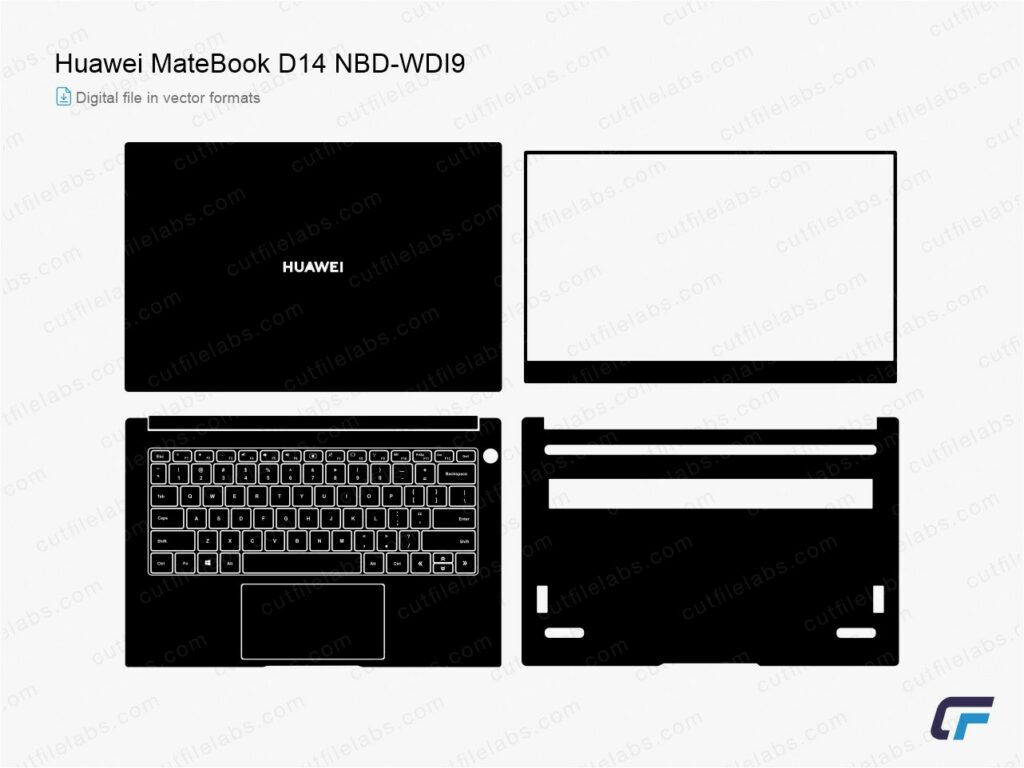 Huawei Nova 3 (2018) Cut File Template | CutFileLabs
