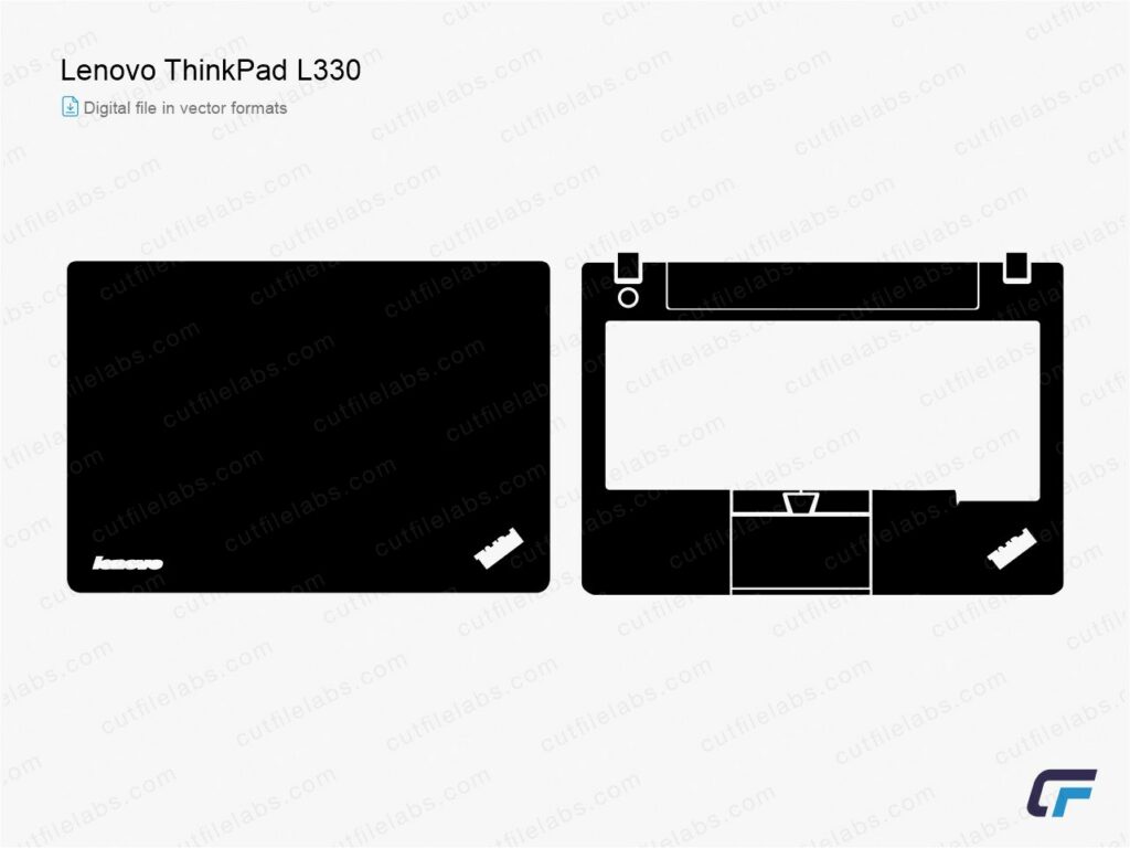 Lenovo ThinkPad L330 (2013) Cut File Template | CutFileLabs