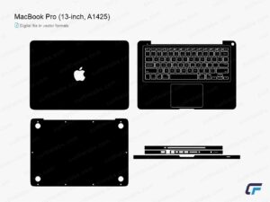 MacBook Pro 13 inch A1706, A1708 (2016, 2017) Cut File Template ...