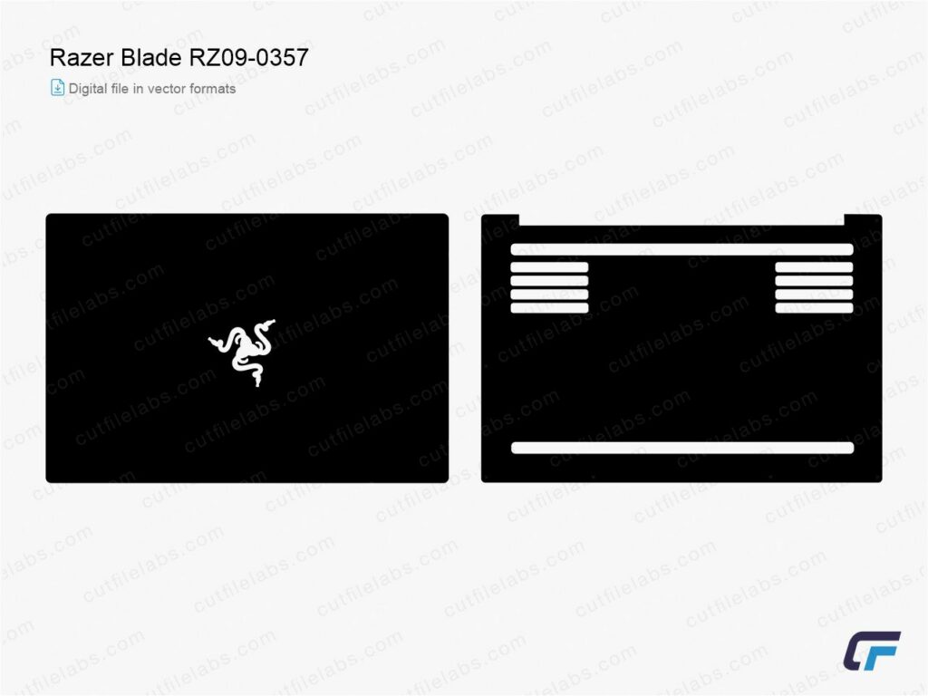 Razer DeathAdder V2 X HyperSpeed RZ01-0413 (2021) Cut File Template ...