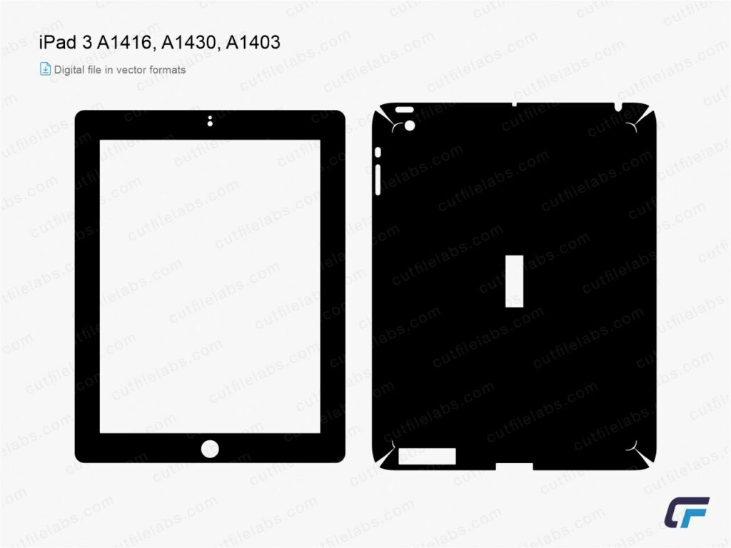 iPad Pro 11 inch (2018) Cut File Template | CutFileLabs