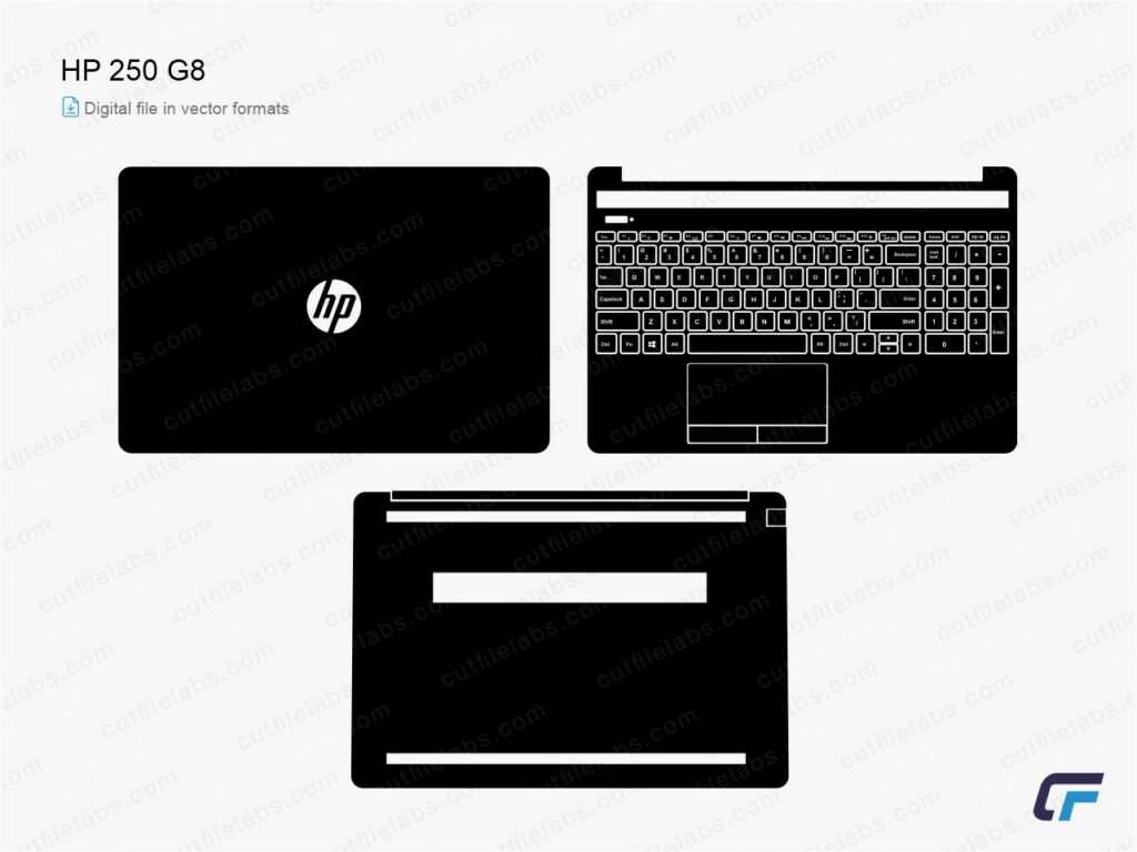 HP 350 G1 (2014) Cut File Template | CutFileLabs
