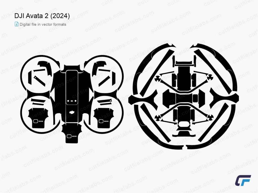 DJI Ronin RS3 (2022) Cut File Template | CutFileLabs