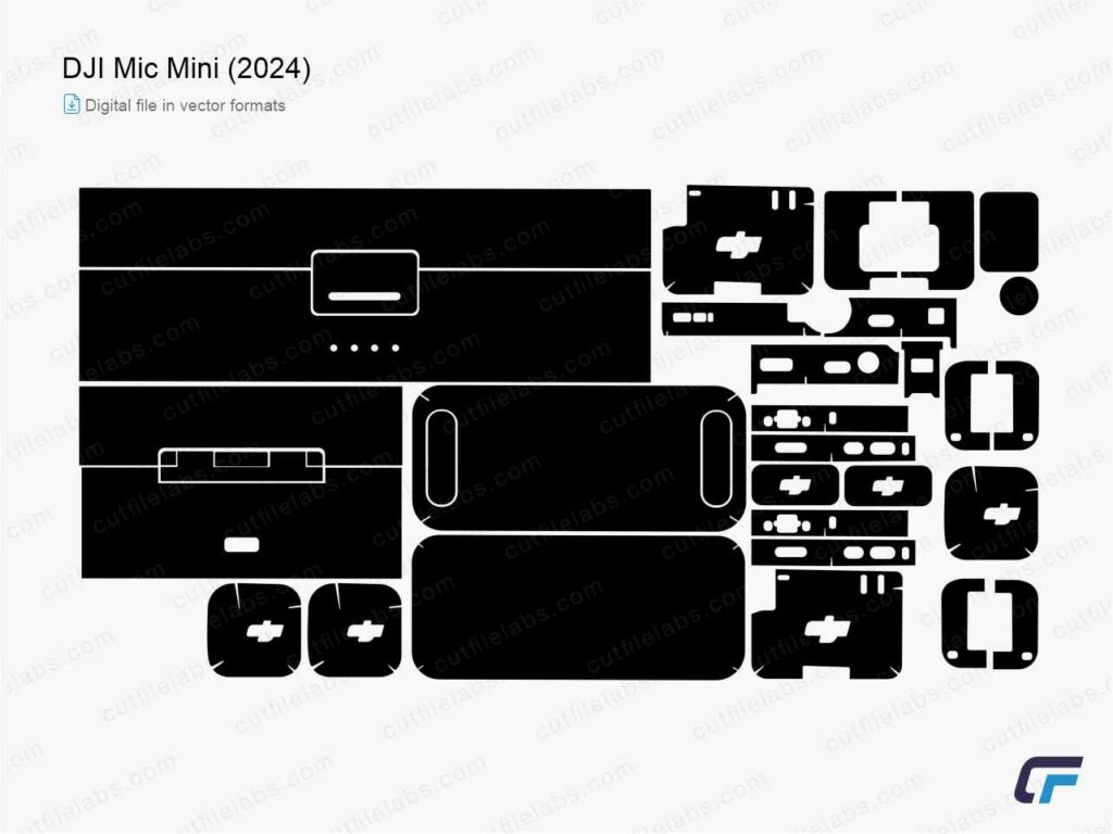 DJI Mavic Air 2S (2021) Cut File Template | CutFileLabs