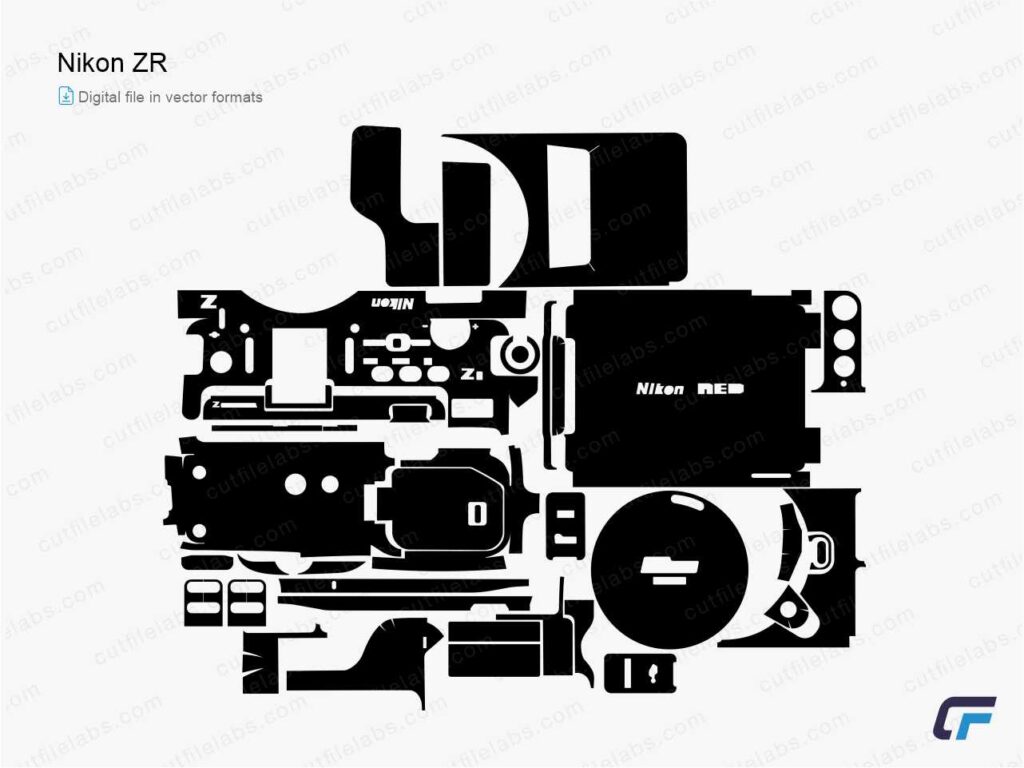 Nikon ZR (2025) Cut File Template | CutFileLabs