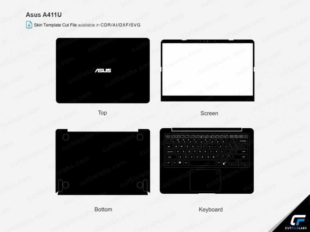 Asus Vivobook S533EA Cut File Template | Cut File Labs