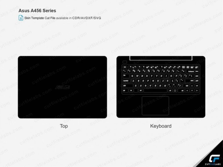 Asus A456 Series (2016) Cut File Template | CutFileLabs