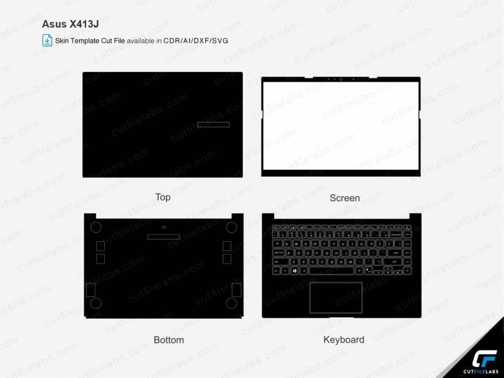 Sony Vaio Vjs151 Cut File Template Cut File Labs 9588