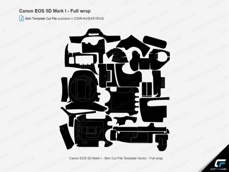 Canon EOS 5D Mark I (2005) Cut File Template | CutFileLabs