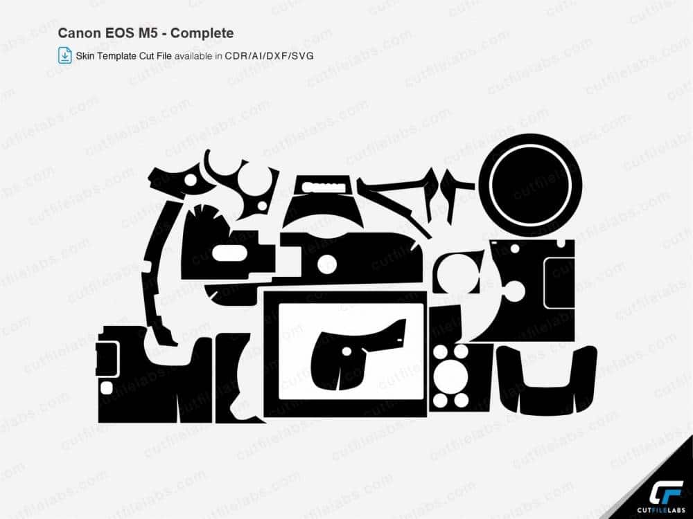 Canon EOS M5 Cut File Template | Cut File Labs