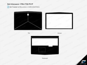 Dell Alienware 17R4-7700 (P31E) (2017) Cut File Template | CutFileLabs