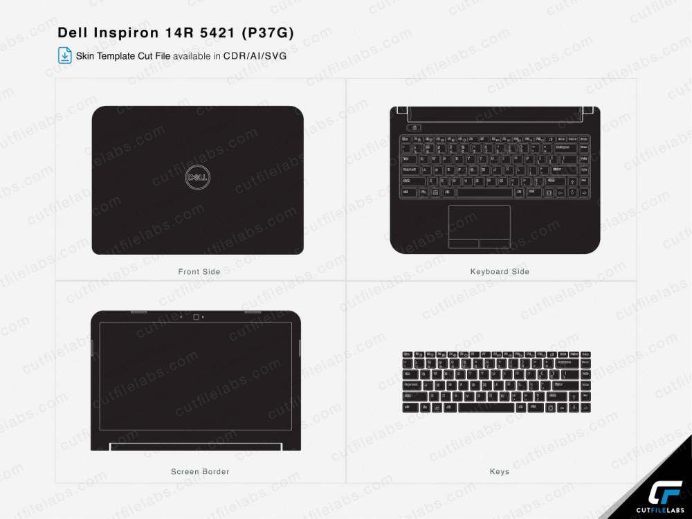Dell Vostro 2421; Inspiron 3421, 3437, 5437, 14R 5421; Latitude 3440 ...