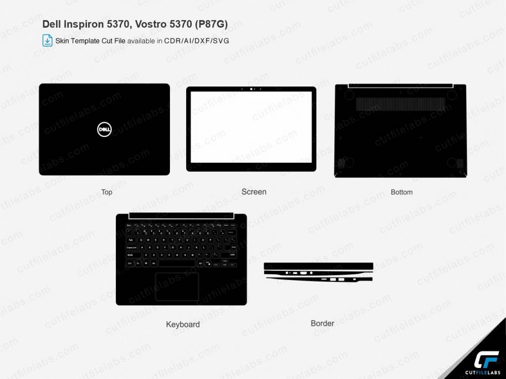 HP Pavilion 14-dv0041TU Cut File Template | Cut File Labs