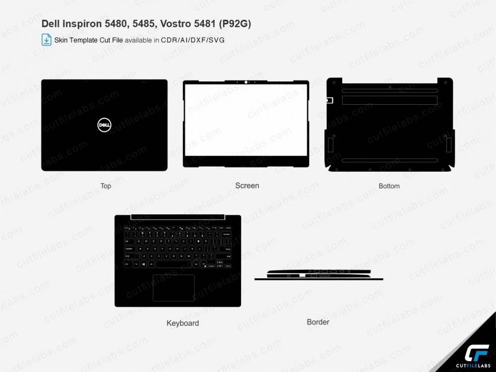 Dell Inspiron 5480 5485 Vostro 5481 P92G 2013 2019 2020 Cut dell-inspiron-5480-5485-vostro-5481-p92g-2013-2019-2020-cut