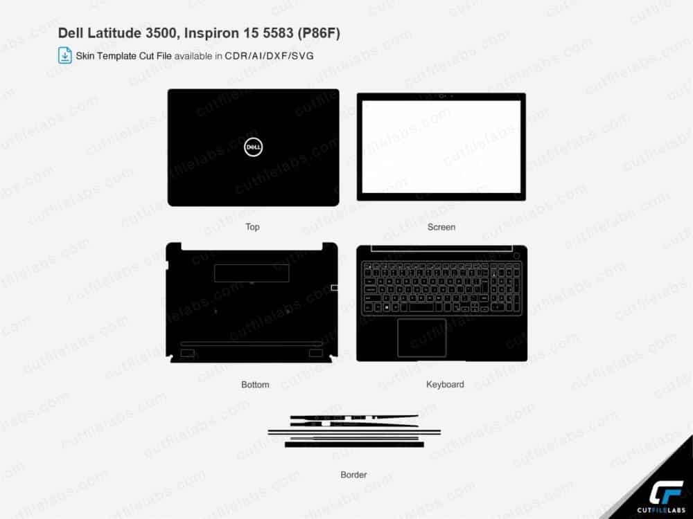 Dell Latitude E6440 (P38G) Cut File Template | Cut File Labs
