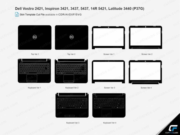 Dell Vostro 2421; Inspiron 3421, 3437, 5437, 14R 5421; Latitude 3440 ...