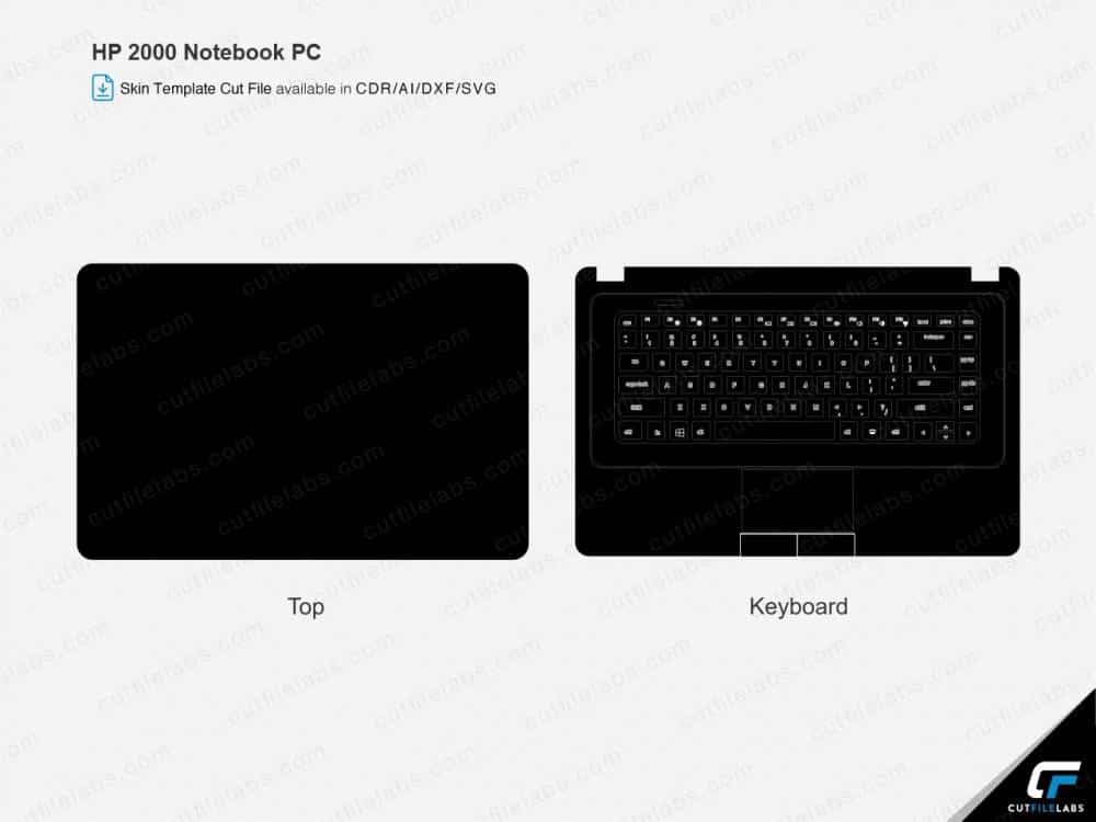 HP Zbook 17 G1 Cut File Template | Cut File Labs