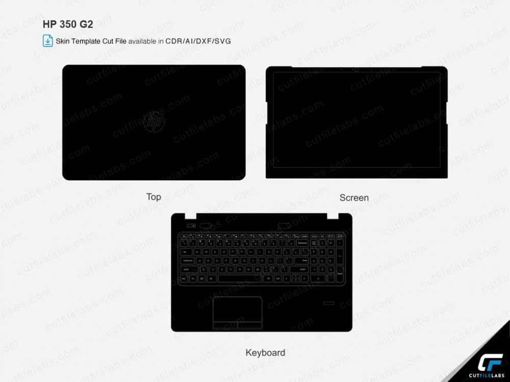 HP 350 G2 Cut File Template | Cut File Labs