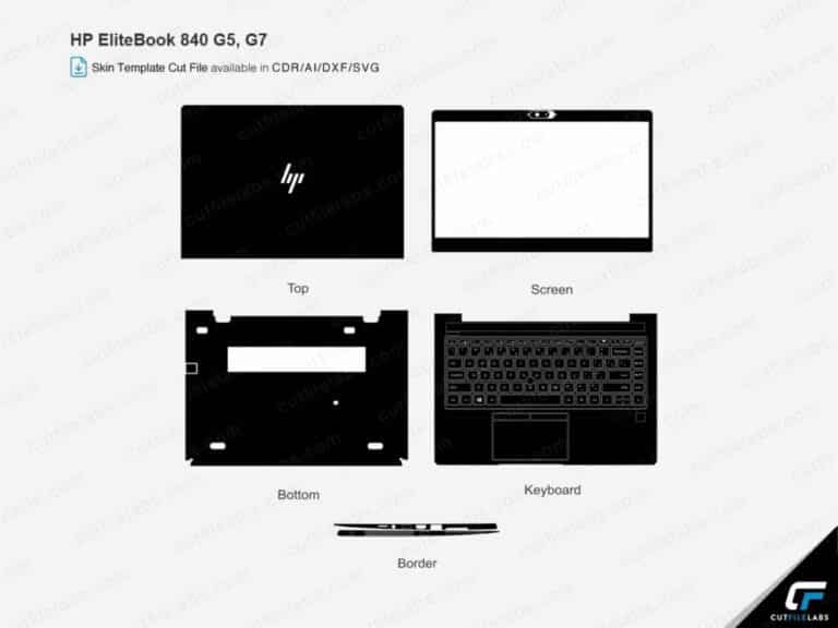 Dell Latitude E6420 (P15G) (2012) Cut File Template | CutFileLabs