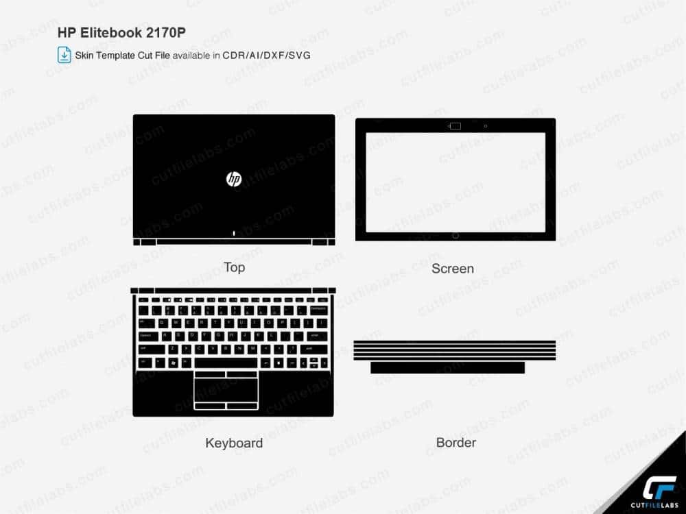 HP Pavillion x360 14-dh Series Cut File Template | Cut File Labs