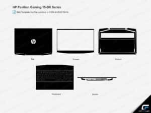HP Pavilion Gaming 15-dk Series Cut File Template | Cut File Labs