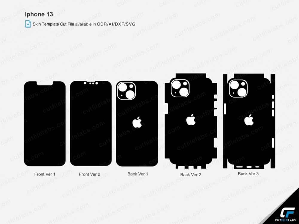 iPhone 13 (2021) Cut File Template | CutFileLabs