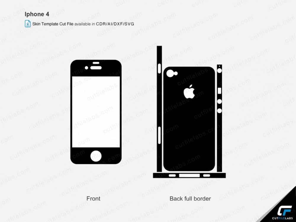 Iphone 4 Back Template