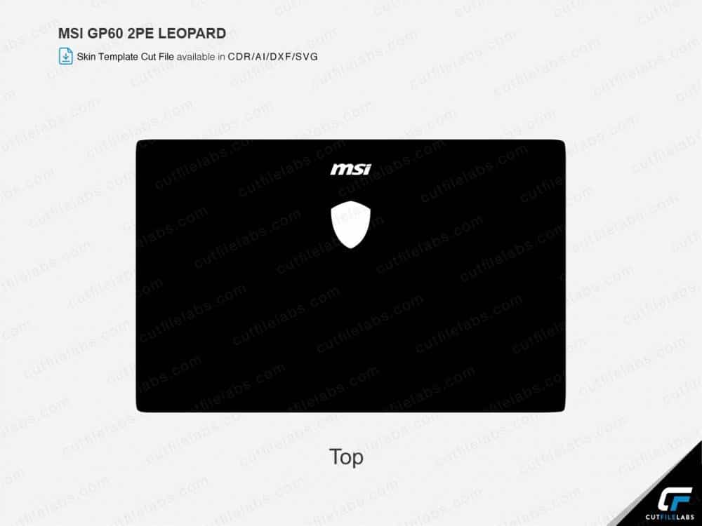 MSI GP60 2PE LEOPARD (MS-16GH) (2014) Cut File Template | CutFileLabs