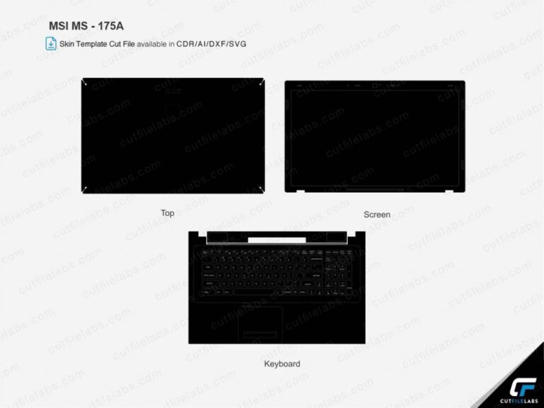 Samsung 10.1 NetBook NP-NC110 (2013) Cut File Template | CutFileLabs