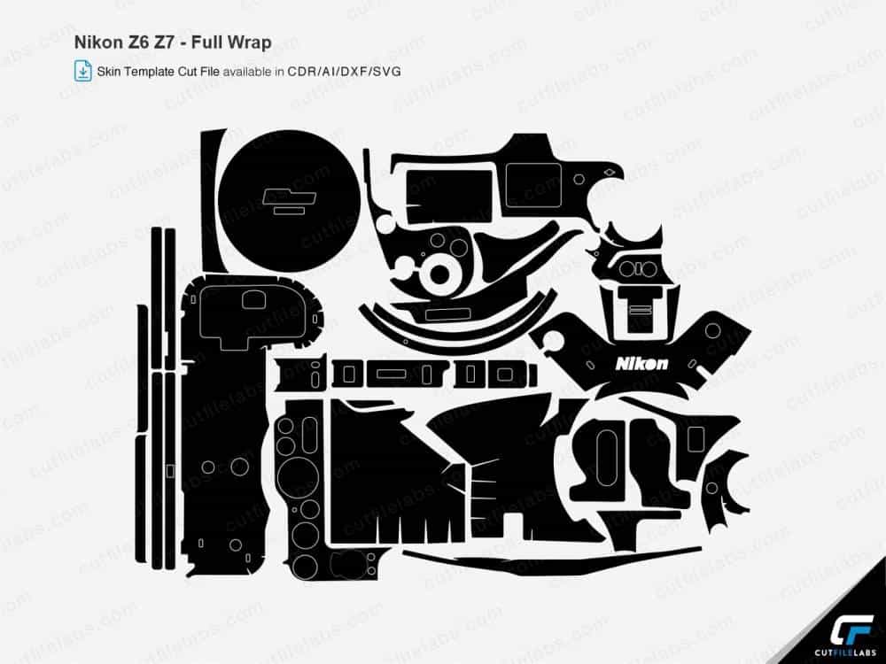 Nikon Z6, Z7 (2018) Cut File Template | CutFileLabs