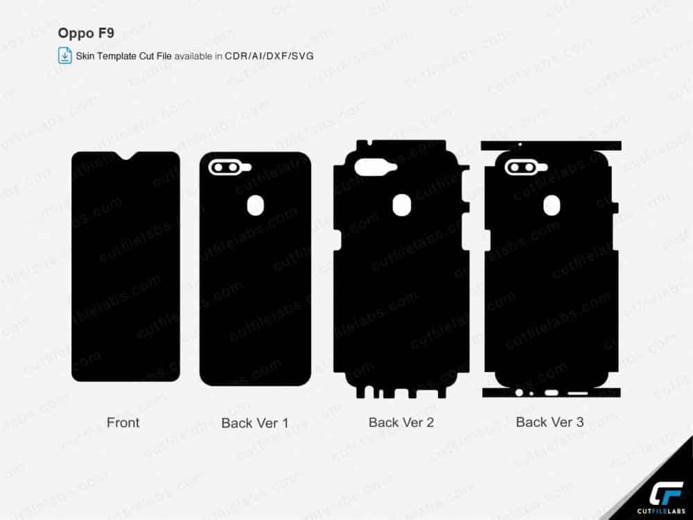 Oppo F9 (2018) Cut File Template | CutFileLabs