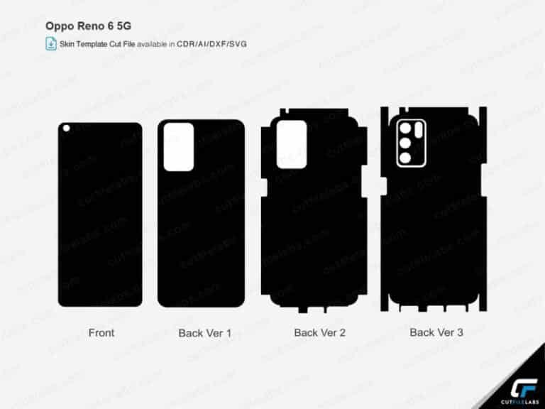 Oppo Reno 6 5G (2021) Cut File Template | CutFileLabs