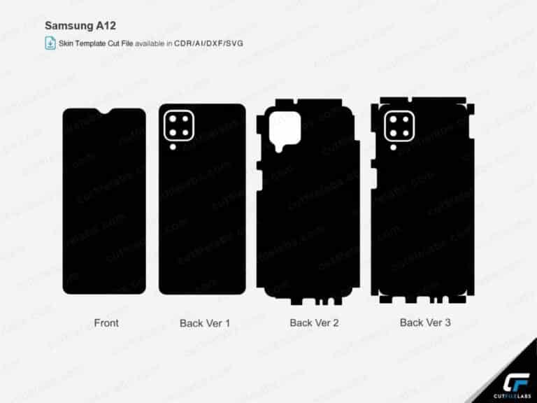Samsung Galaxy A12 (2020) Cut File Template | CutFileLabs