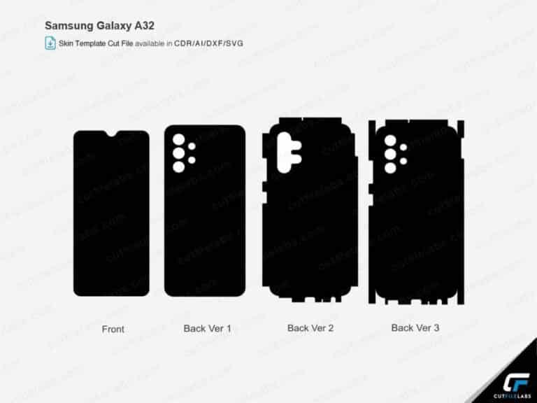 Samsung Galaxy A32 (2021) Cut File Template | CutFileLabs