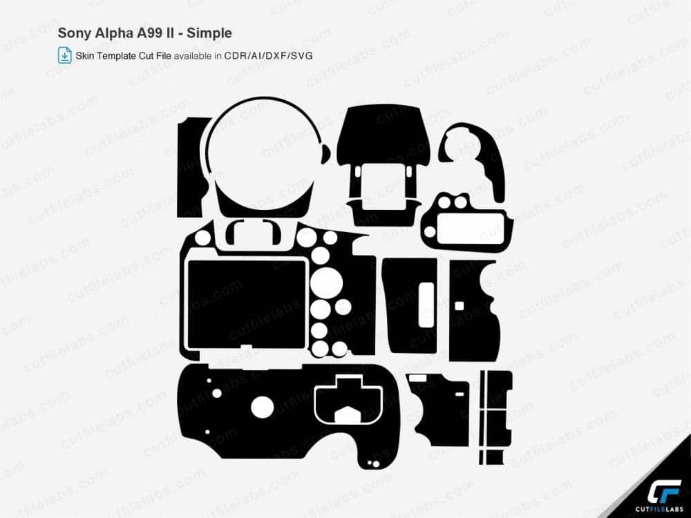 Sony Alpha A7R IV Cut File Template | Cut File Labs