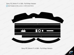 Sony FE 24mm F1.4 GM (2018) Cut File Template | CutFileLabs
