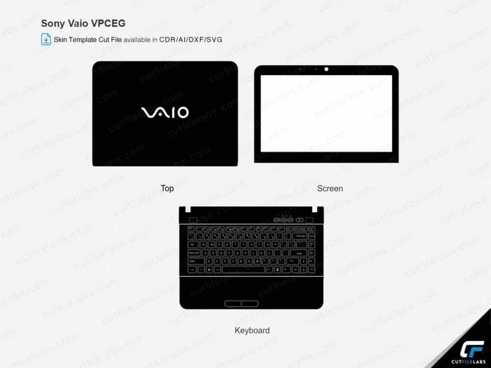 Sony Vaio Vpceg 2017 Cut File Template Cutfilelabs 3897