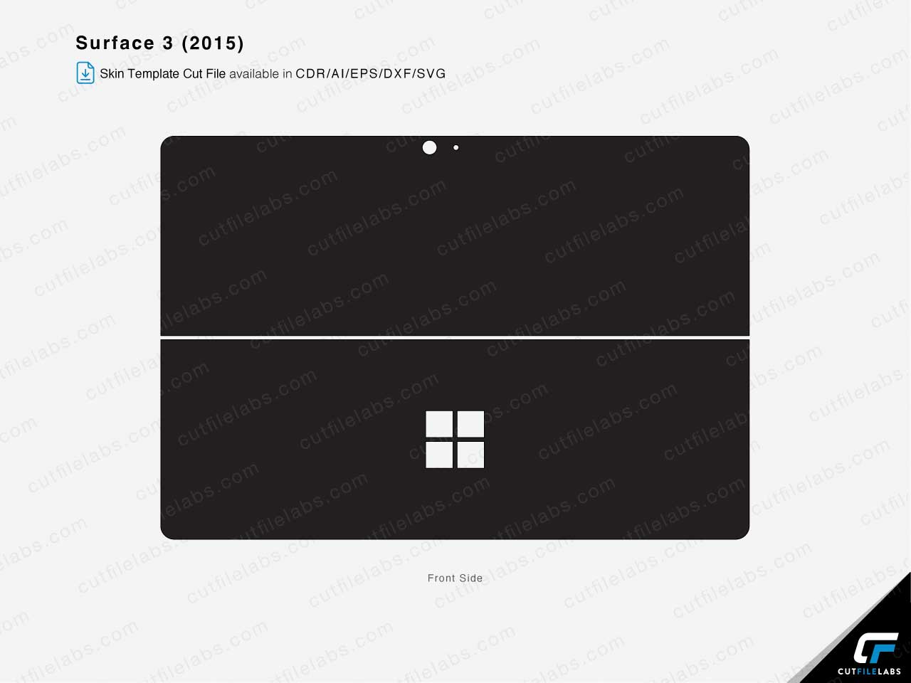 Surface 3 (10.8-inch) (2015) Cut File Template | Cut File Labs