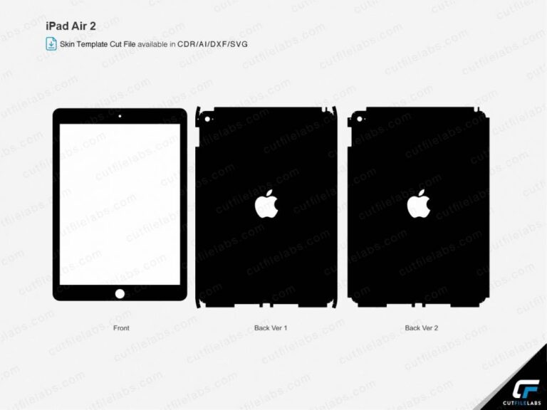 iPad Air 2 (2014) Cut File Template | CutFileLabs