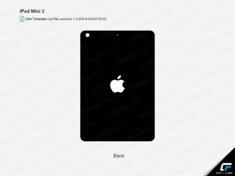 iPad Mini 3 (2014) Cut File Template | CutFileLabs