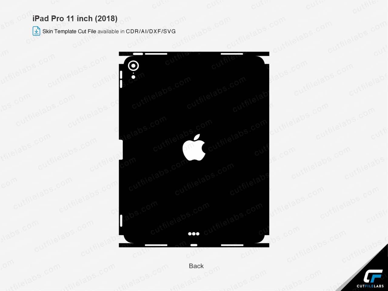 iPad Pro 11 inch (2018) Cut File Template | CutFileLabs