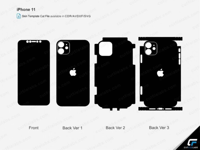 iPhone 11 (2019) Cut File Template | CutFileLabs